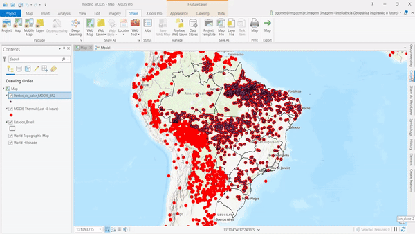 Automatize processos com Model Builder, Python, ArcGIS Pro e ArcGIS Online.